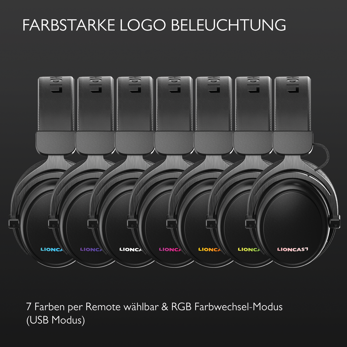 LX80 Wireless Gaming Headset - Lioncast.com